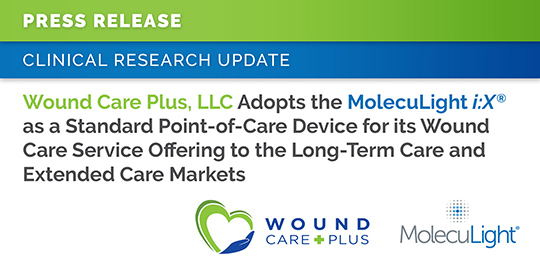 Wound Care Plus LLC Adopts the MolecuLight i:X®